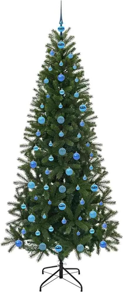 Umělý vánoční stromeček Zelená 210 cm PE a PVC 3397374