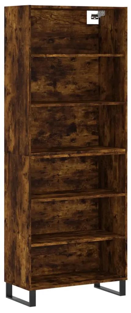 Skříň kouřový dub 69,5 x 32,5 x 180 cm kompozitní dřevo,  3189602