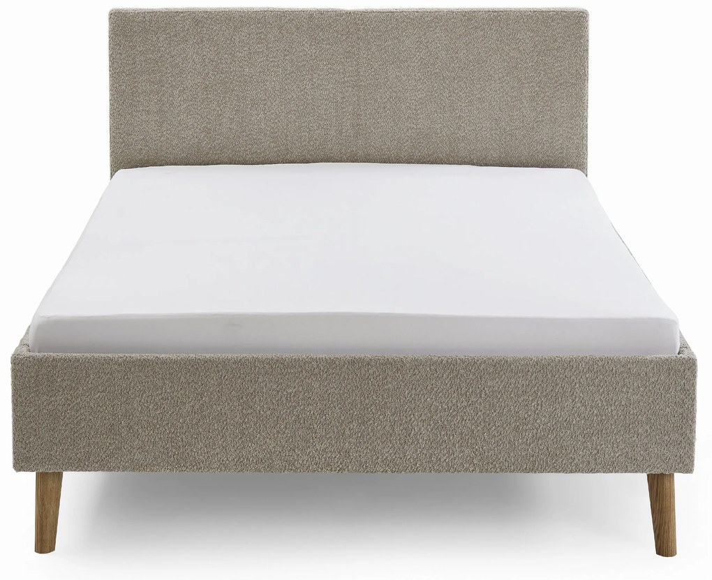 MEISE MÖBEL Čalouněná postel KRETA 140x200cm taupe 2162-10-3000