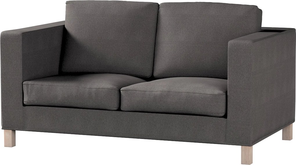 Potah na pohovku IKEA Karlanda 2-místná, krátký barva šedá látka pletený vzor
