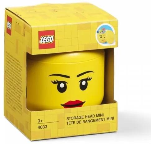 Mini úložný box - Storage Head Dívka Mini | ø 10 cm