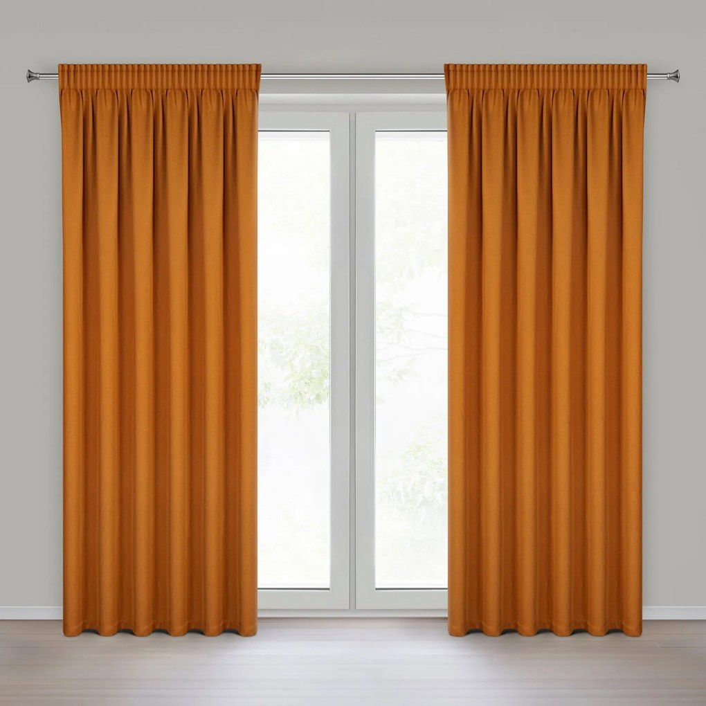 ZÁVĚS NA PÁSCE OLENA 140X270 CM CIHLOVÝ