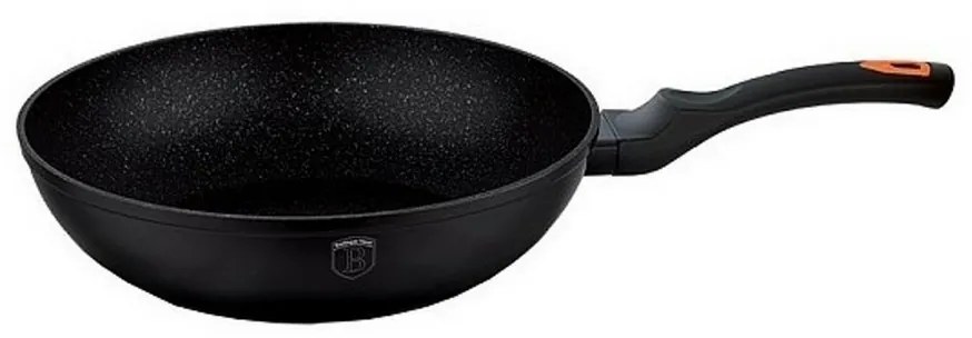 Berlingerhaus pánev WOK s mramorovým povrchem Granit Diamond Line 28 cm