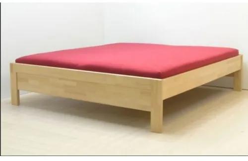 BMB Dřevěná postel Karlo s nízkým čelem 200x160