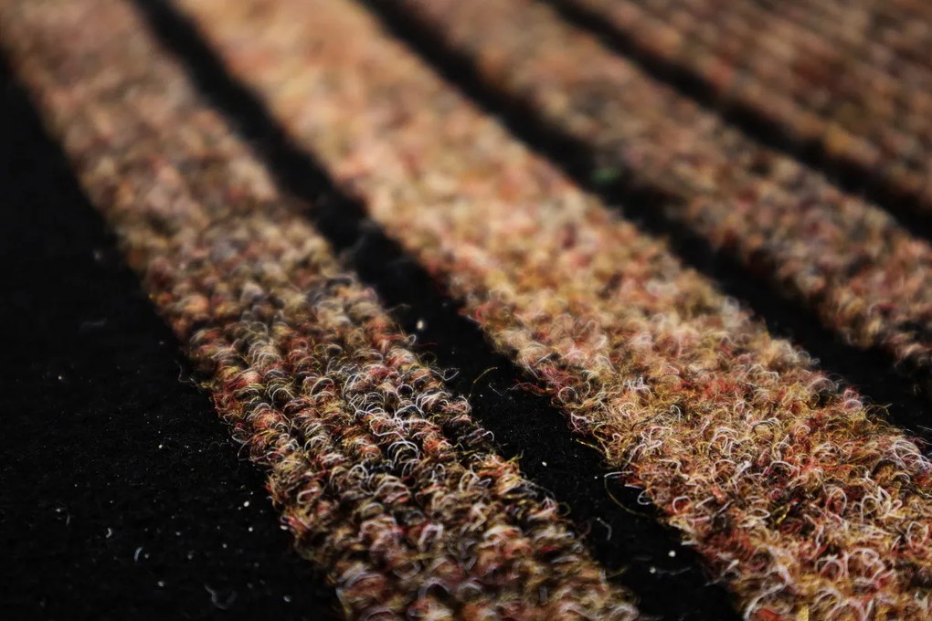 Spoltex, Protiskluzový běhoun na míru Rekord 811 hnědý, šíře 100 cm, hnědá, chodba / předsíň