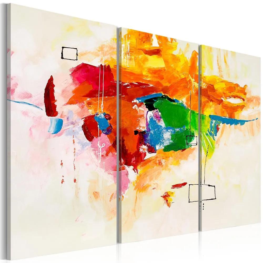Bimago Ručně malovaný obraz - The parrot 120x80 cm