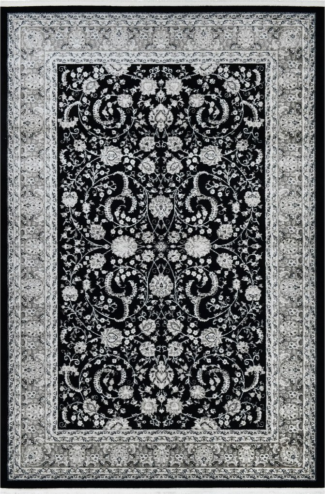 XXXLutz TKANÝ KOBEREC, 200/300 cm černá - Tkané koberce - 003580039572