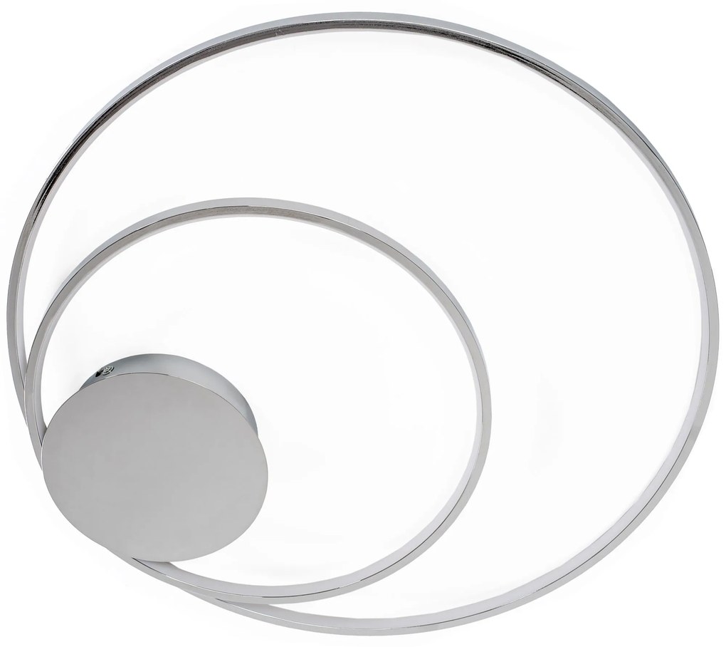 Toolight - LED stropní svítidlo APP804-C + dálkové ovládání, chromová, OSW-07902