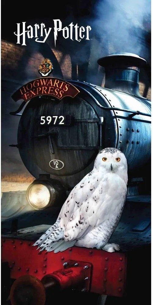 Bavlněná dětská osuška 70x140 cm Harry Potter "Hedwig" – Jerry Fabrics