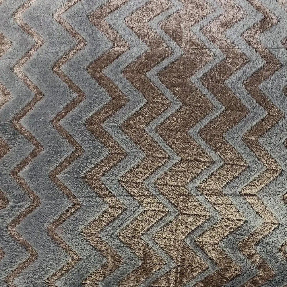 Extrapościel Přehoz na postel z mikrovlákna 160x200 Zigzag grey 25