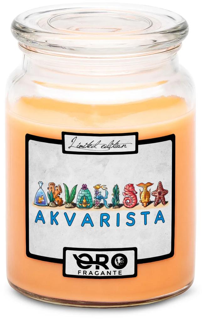 Svíčka Akvarista (Vůně svíčky: Tropické ovoce)
