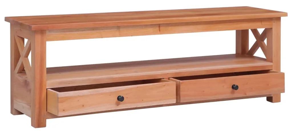 vidaXL TV stolek 120 x 30 x 40 cm masivní mahagonové dřevo