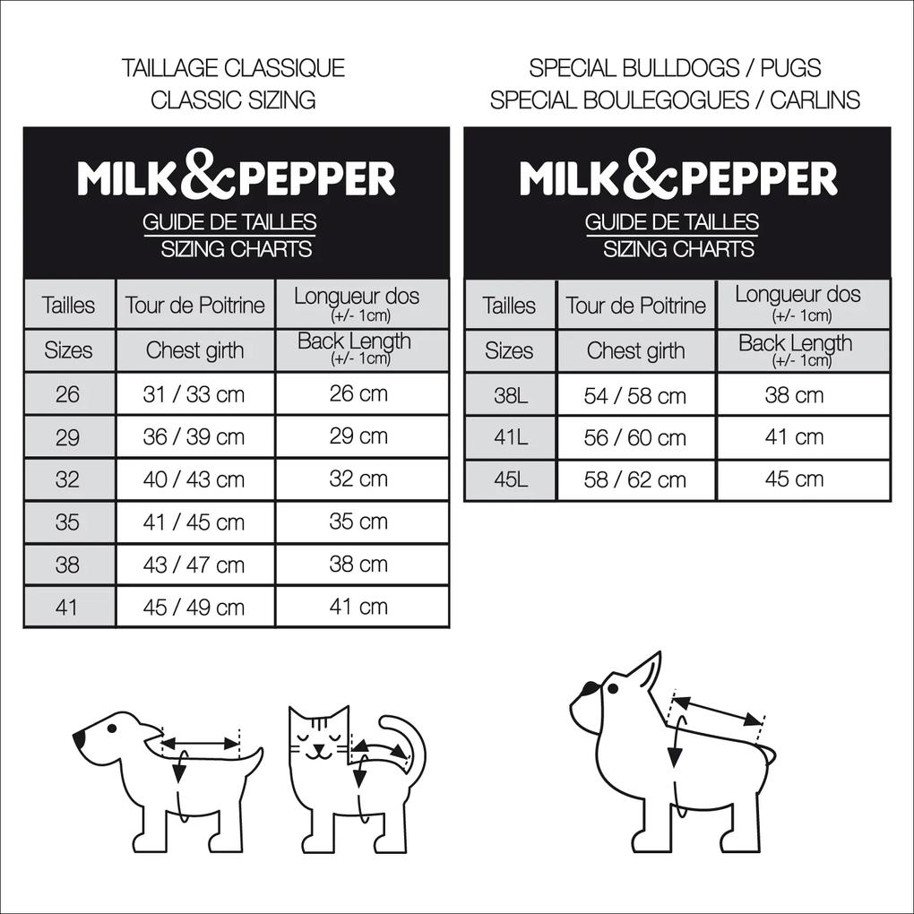 MILK&PEPPER Mikina pro psy s kožíškem Ayden růžová Velikost: 38