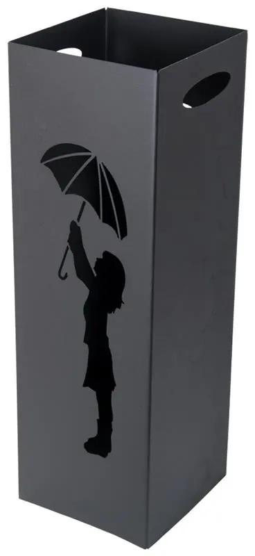 Stojan na deštníky 60 cm černý