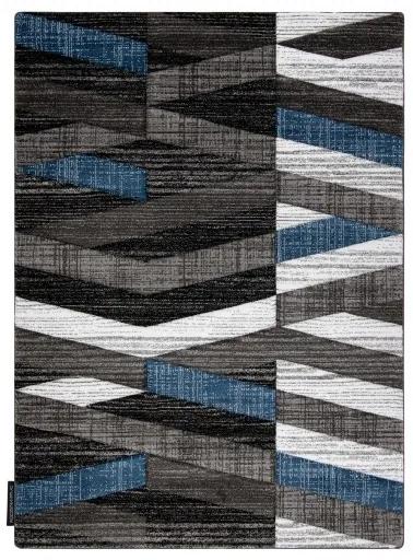Kusový koberec ALTER Bax pruhy modrý