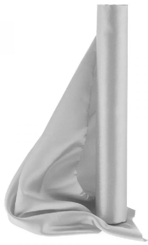 Satém 36 cm/9 m stříbrný
