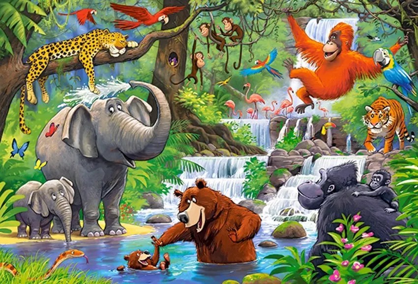 Puzzle castorland puzzle jungle 40 maxi dílků
