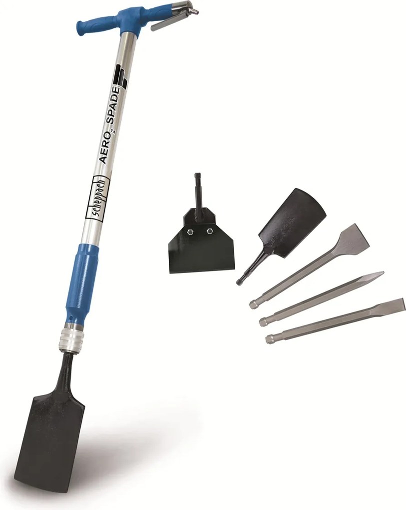 Scheppach AERO 2 SPADE - pneumatický multifunkční nástroj 5v1