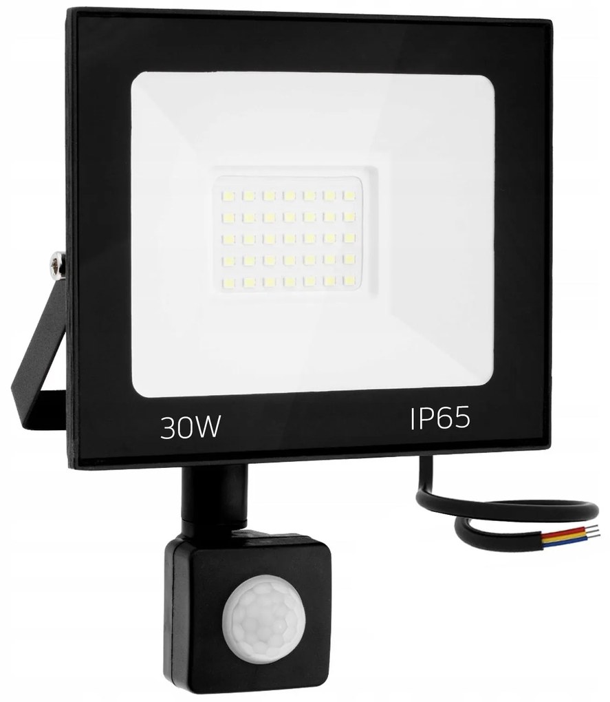 Toolight LED reflektor s pohybovým čidlem 30W RSL007-30N
