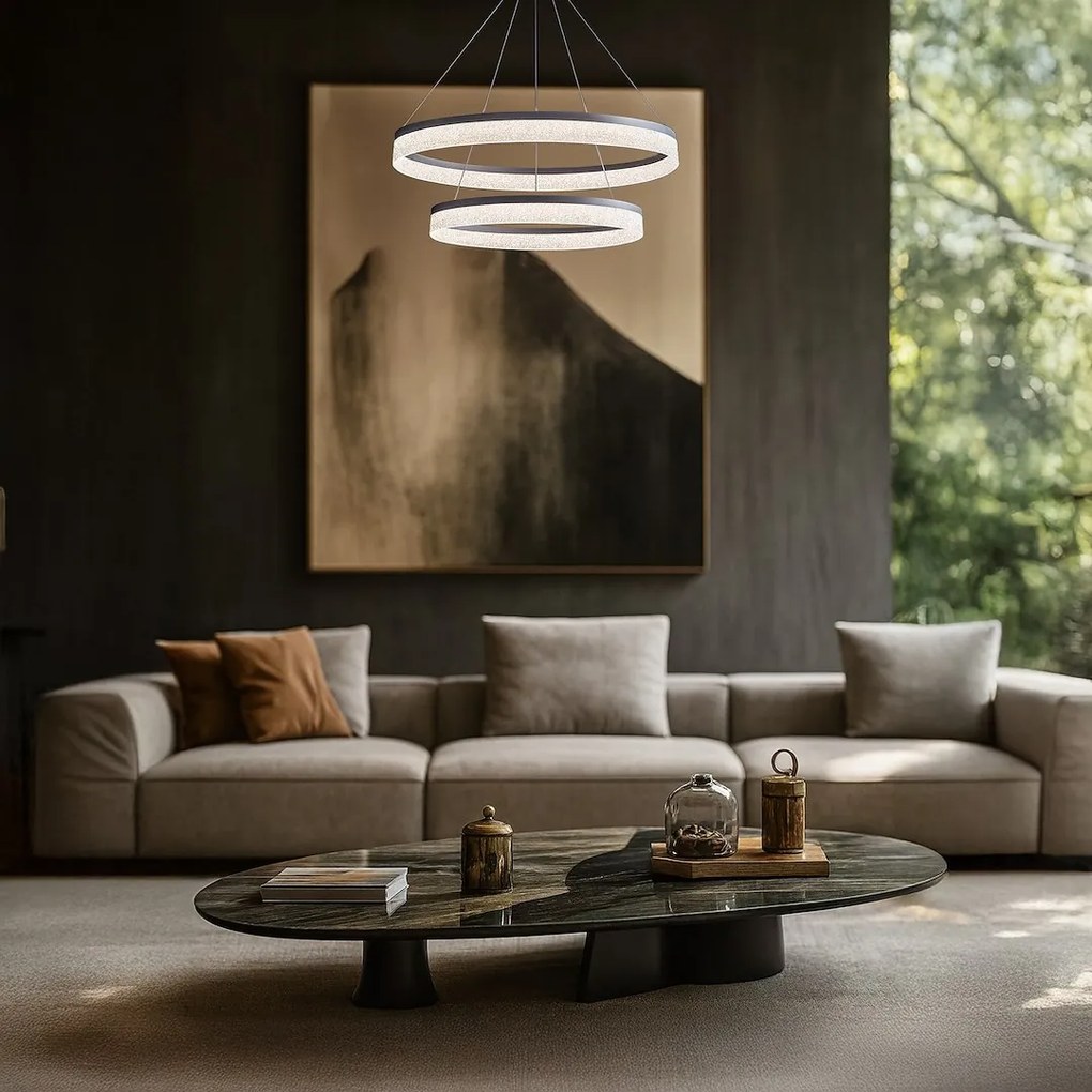 Závěsné LED svítidlo Gala, 2x LED 54w, 4000k, s