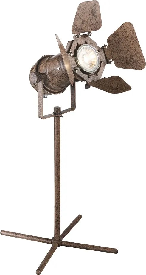 Globo 54650-1T EGON - Retro stolní lampa vypínačem na kabelu a naklápěcí hlavou
