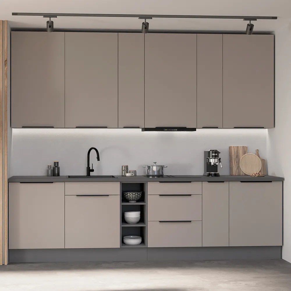 ARIA ta | dolní skříňka 60 ZL 1S dřezová | 60 cm | PREMIUM BOX | antracit/béžová