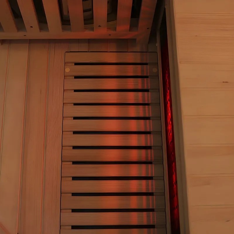 BPS-koupelny Kombinovaná sauna 2v1 - Infrasauna + finská sauna 150x150, 4-5 osob