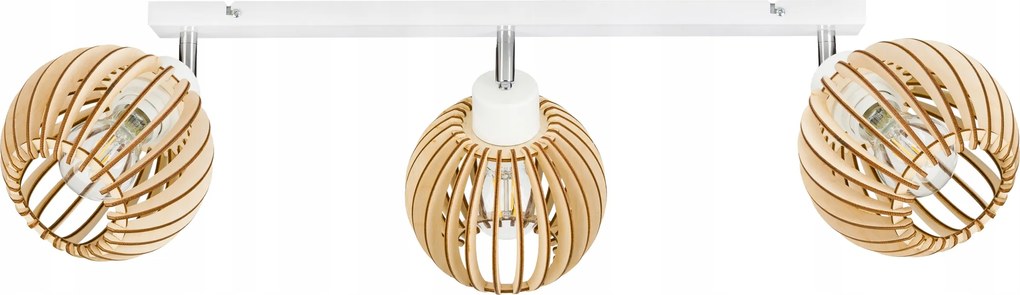 Lampa stropní svítidlo stropní lustr pohyb loft Dřevo 3