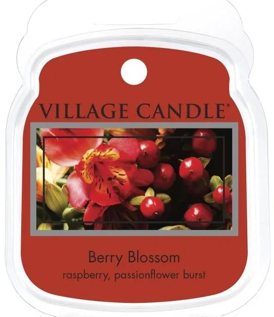 Village Candle Vosk, Červené květy - Berry Blossom 62g