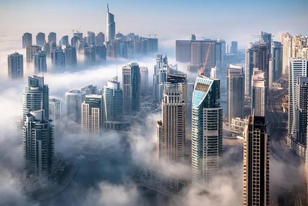 Fototapeta Dubaj V Oblacích Omyvatelný vlies 368x254