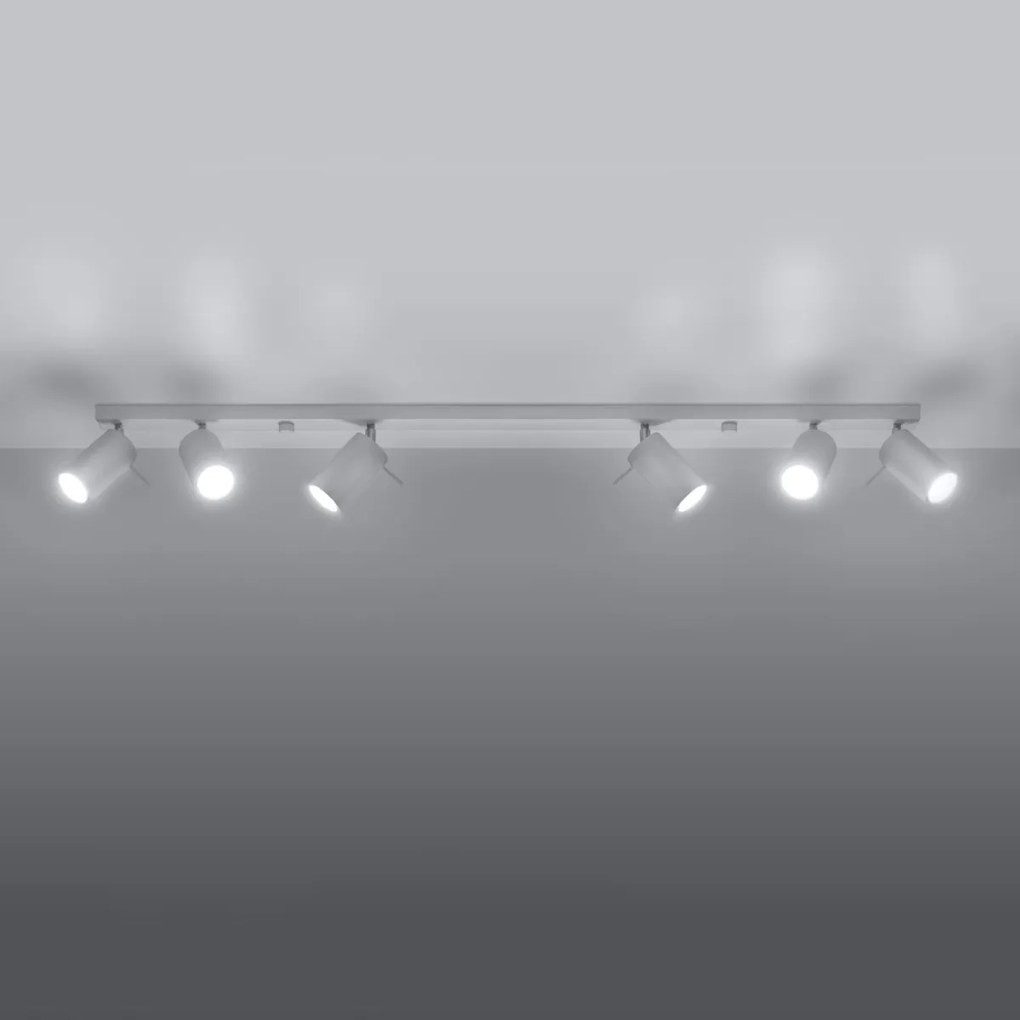 Sollux Lighting Stropní svítidlo RING 6L bílé