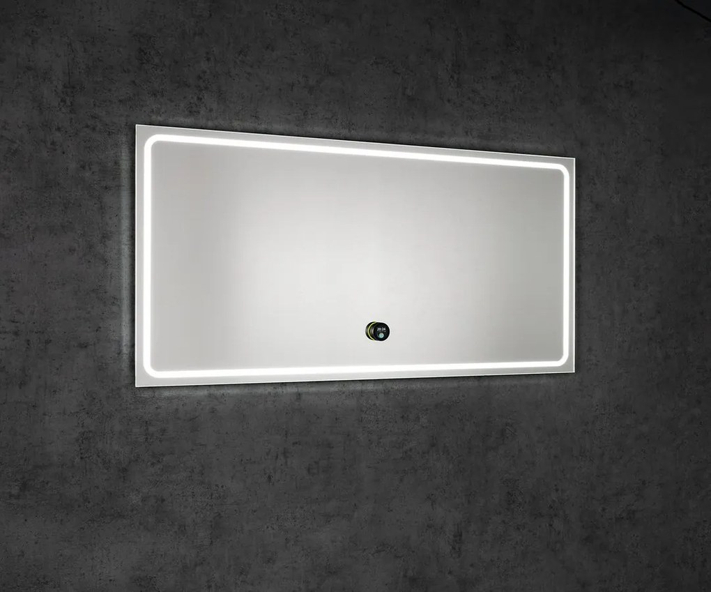 Sapho Sapho, GEMINI zrcadlo s LED osvětlením 120x60cm, chytré funkce, GM120K
