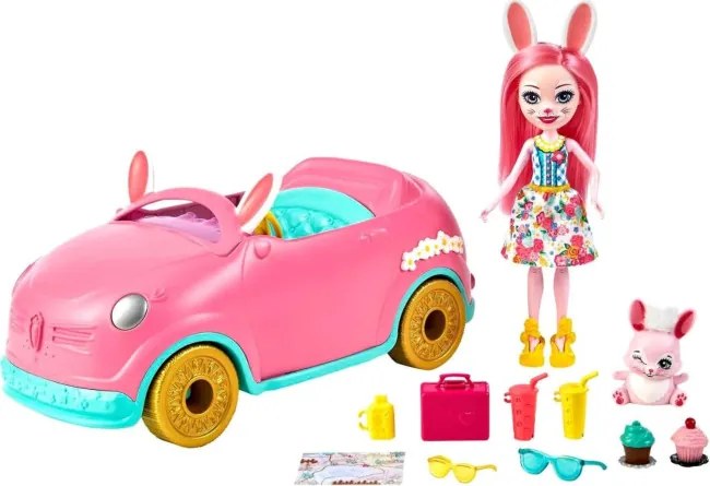 Panenka MATTEL ENCHANTIMALS Bree Bunny se zajíčkem HFC85