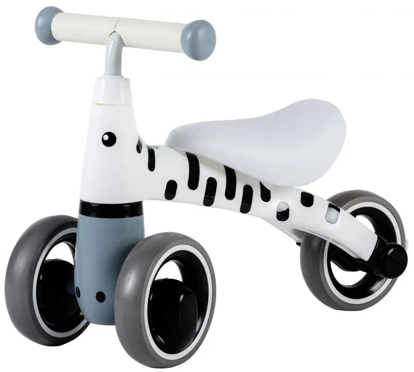 Ecotoys odrážedlo zebra bílé
