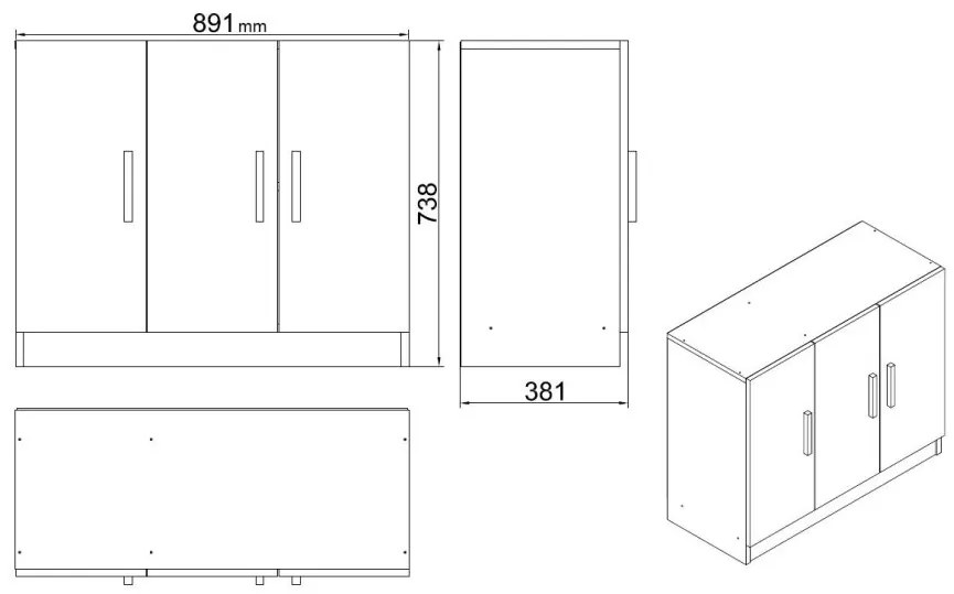 Office Furniture Set Vo14-Ob