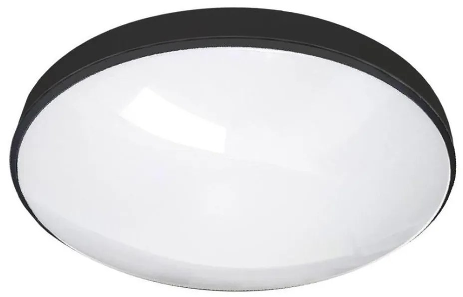 LED Koupelnové stropní svítidlo CIRCLE LED/24W/230V 4000K pr. 37 cm IP44 černá