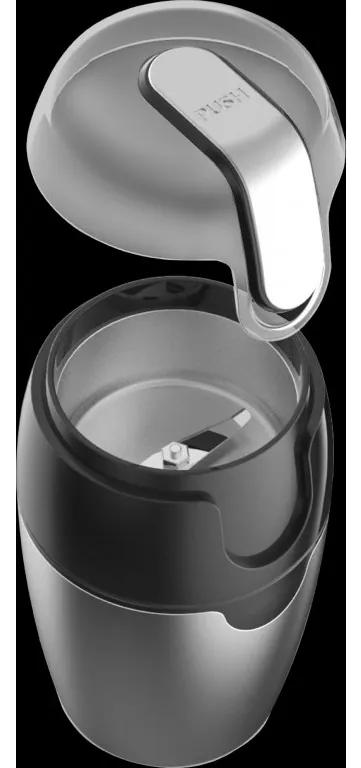 Mlýnek na kávu Royalty Line CGE200.4 / mlýnek na koření / mlýnek na ořechy / 200 W / černá / stříbrná