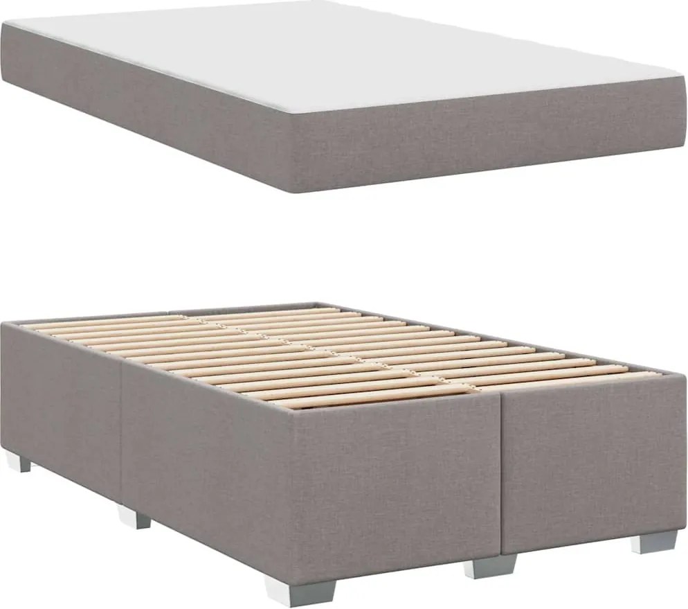 Rám postele Taupe 120 x 190 cm textil 3399177