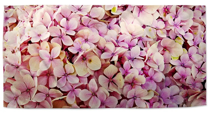 Ručník SABLIO - Růžové květy 70x140 cm