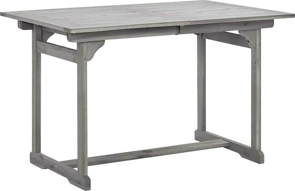 Zahradní jídelní stůl (120–170) x 80 x 75 cm masivní akácie 316575