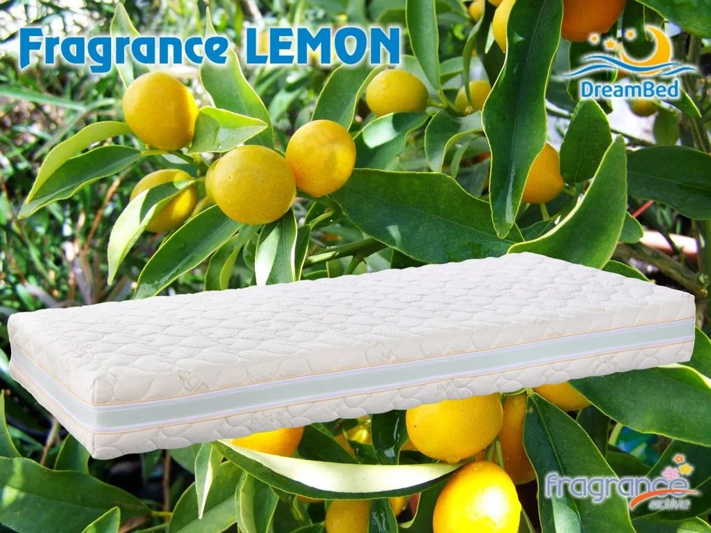 Matrace Fragrance Lemon z paměťové pěny DreamBed - 140x190cm