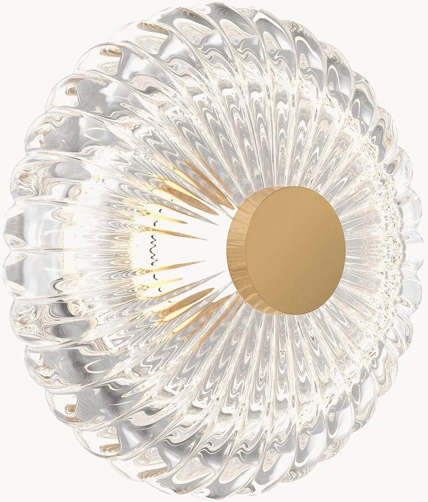 Nástěnné LED svítidlo ze skla Amulet