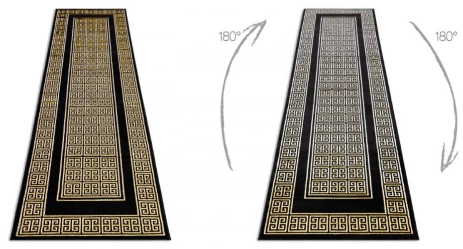 Kusový koberec Alice černý 2 atyp 70x250cm