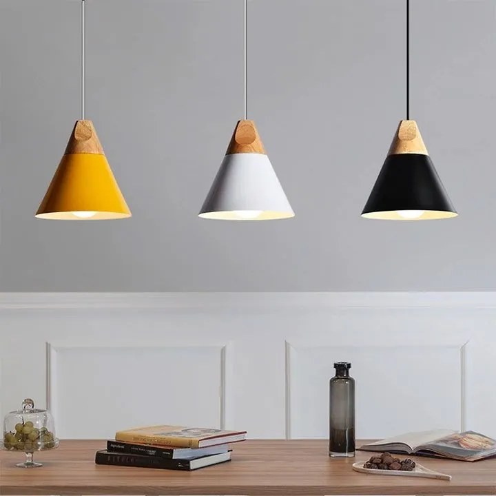 Toolight Závěsná stropní lampa Scandi A Black