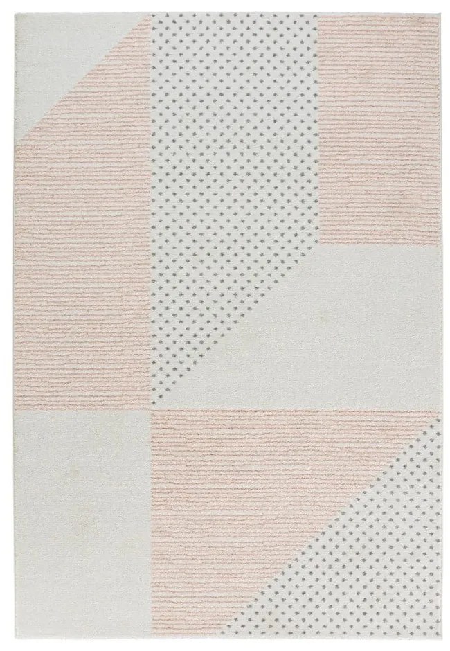 Krémovo-růžový koberec Mint Rugs Madison, 160 x 230 cm