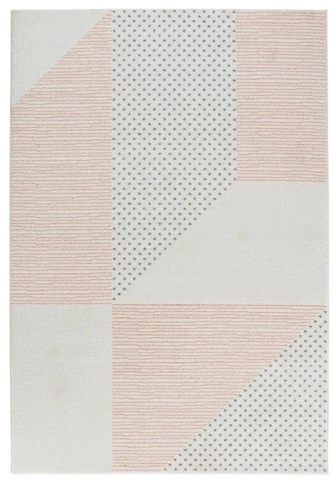 Krémovo-růžový koberec Mint Rugs Madison, 160 x 230 cm