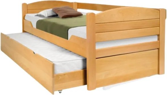 Postel z masivu K1 SOFA 90 PLNÁ PLUS - buk Buk natural