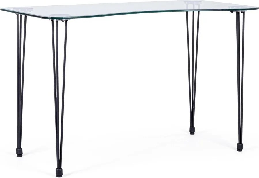Pracovní stůl se skleněnou deskou 60x120 cm Rondo – Bizzotto
