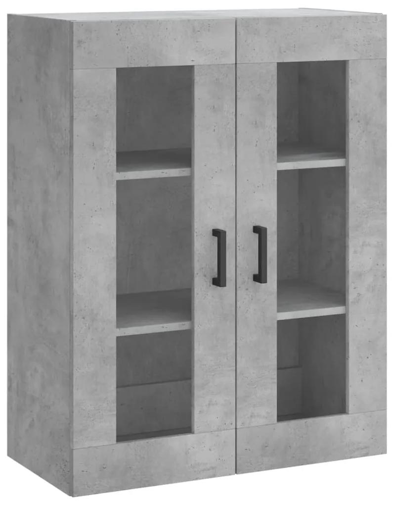 Skříň highboard betonově šedá 69,5x34x180 cm kompozitní dřevo,  3198341