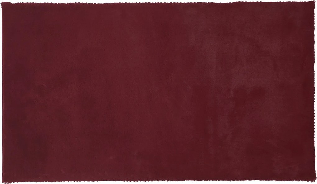 Umělá kožešina Blush Bordeaux 140 cm x 80 cm